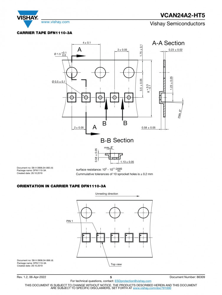 VCAN24A2-HT5 datasheet page 5