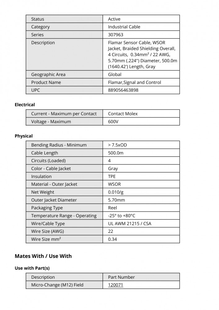 Product document page 2