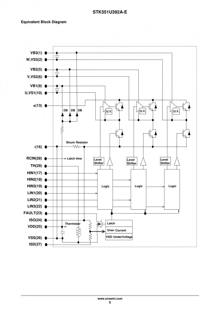 STK551U392A-E datasheet page 5