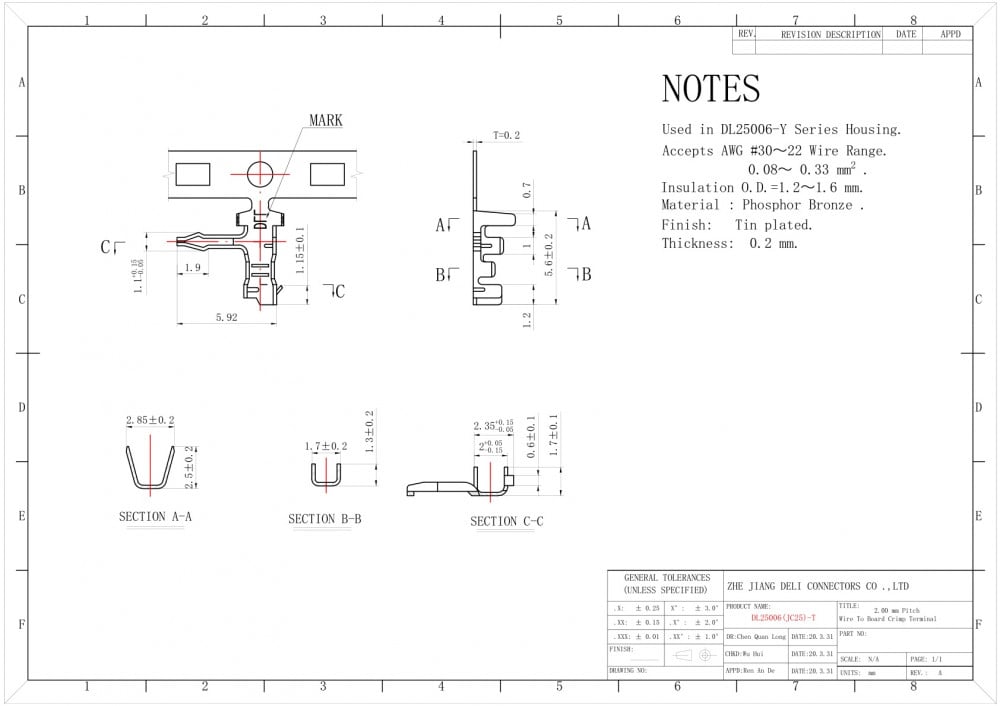 DLL JC25-T technical document page 3