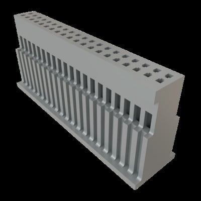 Samtec ISDF-20-D Rectangular Connector Housing for sale