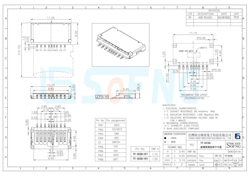 TF-003B-H17 technical document preview