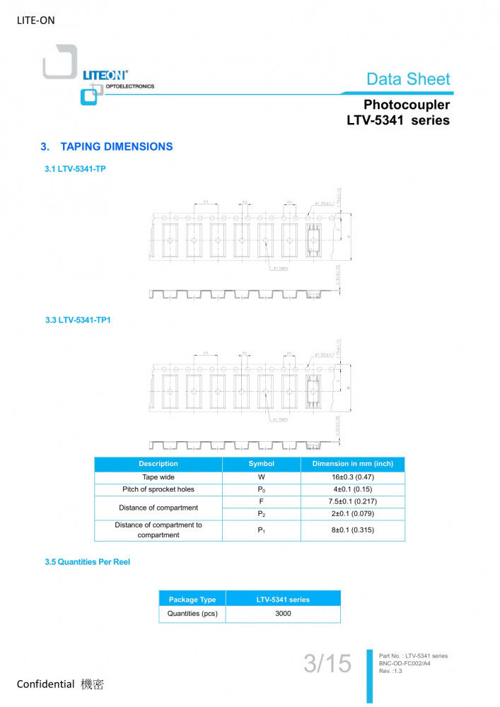 LTV-5341 datasheet page 3