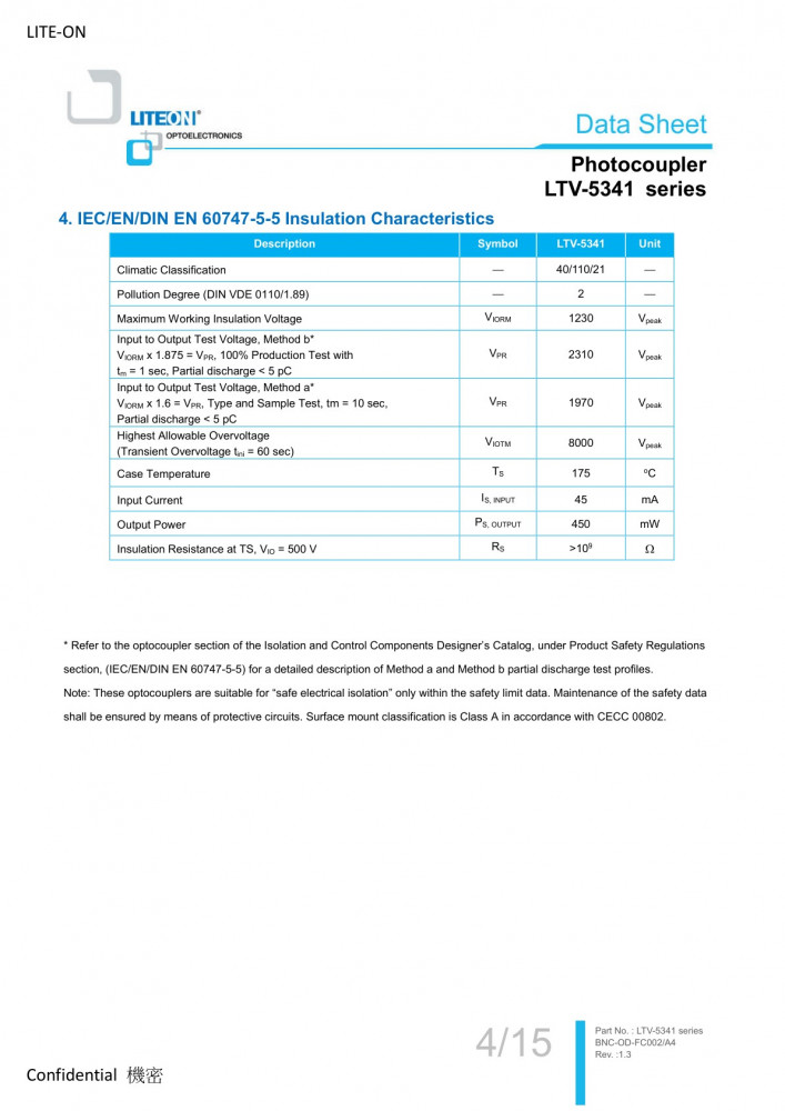 LTV-5341 datasheet page 4
