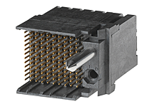Impact 100 Ohm 4 Pair RAM Right-Angle Header, Right Guided, Open Endwall, 10 Columns, 120 Circuits, Pin Length 5.50mm, Plated Through Hole Dimension 0.46mm, Lead Free for sale