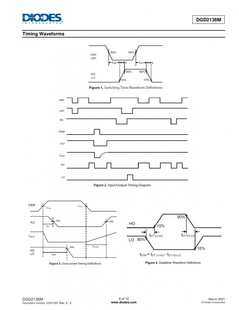 DGD2136M datasheet page 6