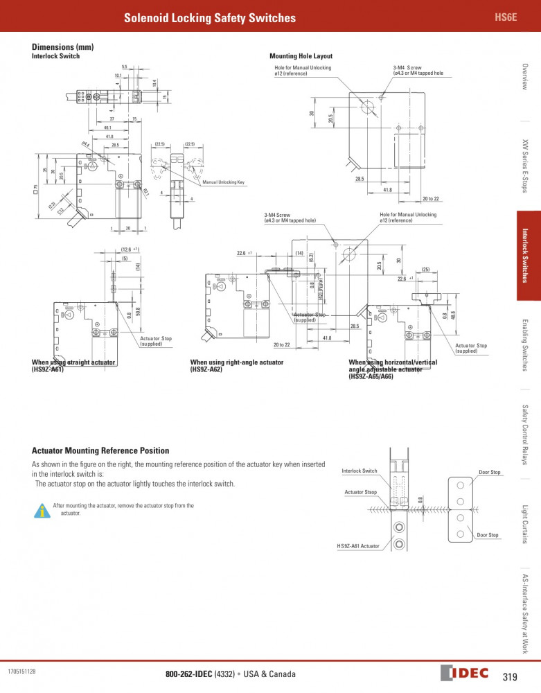IDEC HS6E documentation page 4