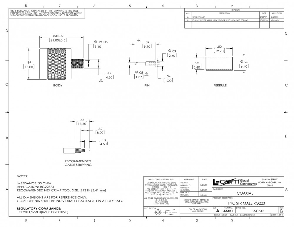 BAC545 technical document preview