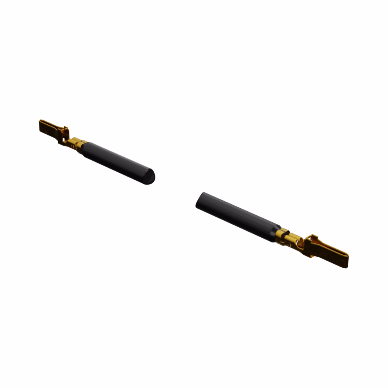 Pre-Crimped Lead Mini-Fit Sr. Male-to-Mini-Fit Sr. Male, Gold (Au) Plating, 225.00mm Length, 8 AWG, Black for sale