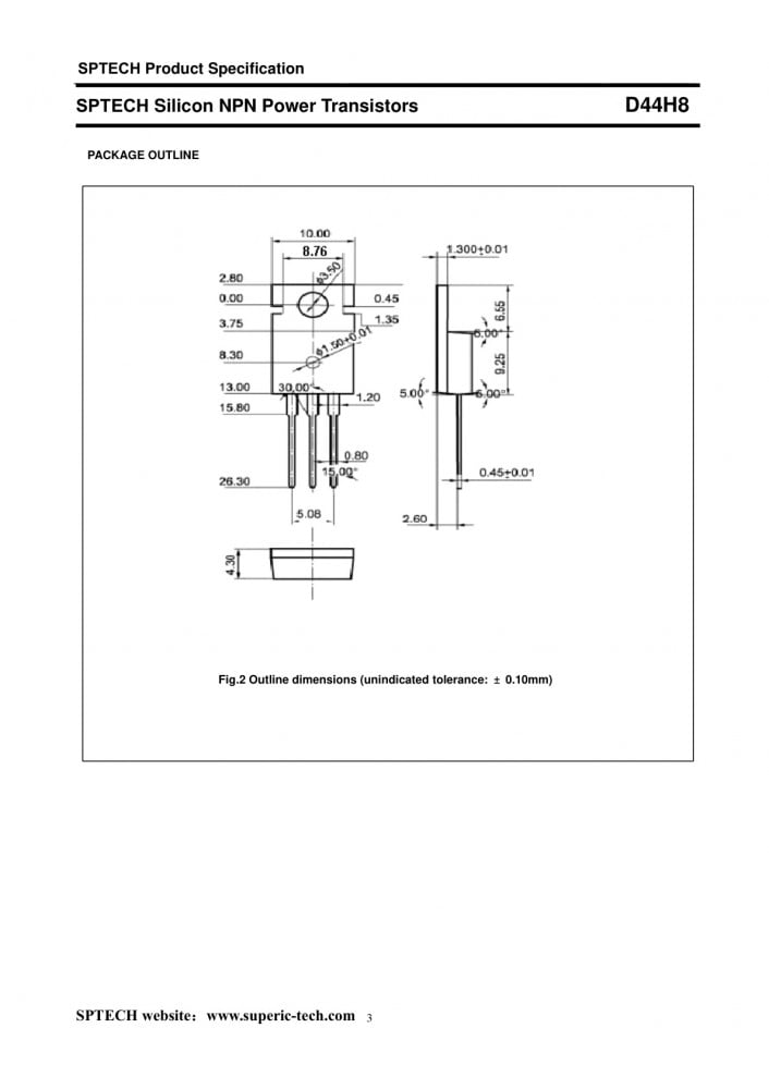 D44H8 datasheet page 3