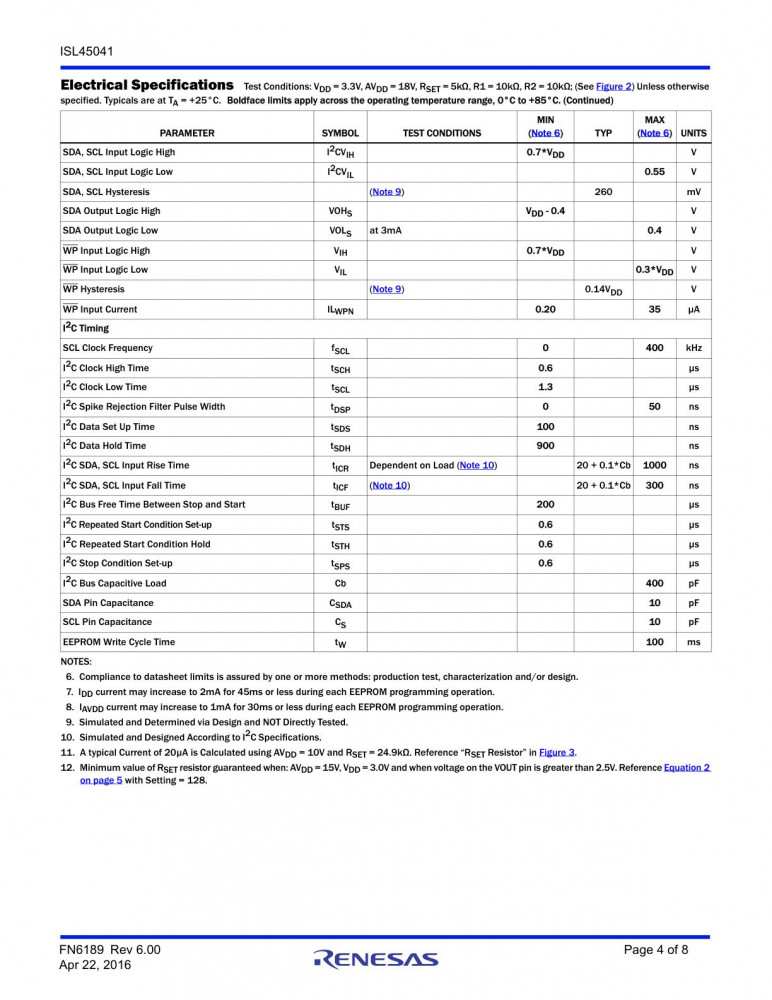 ISL45041IRZ-T datasheet page 4