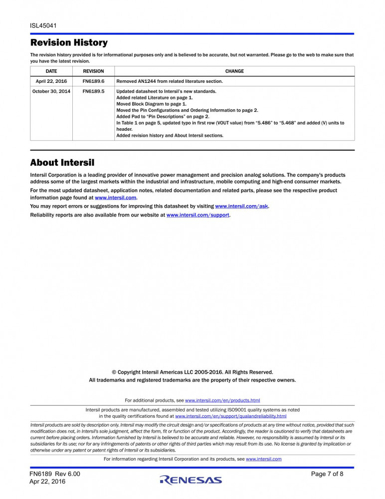 ISL45041IRZ-T datasheet page 7