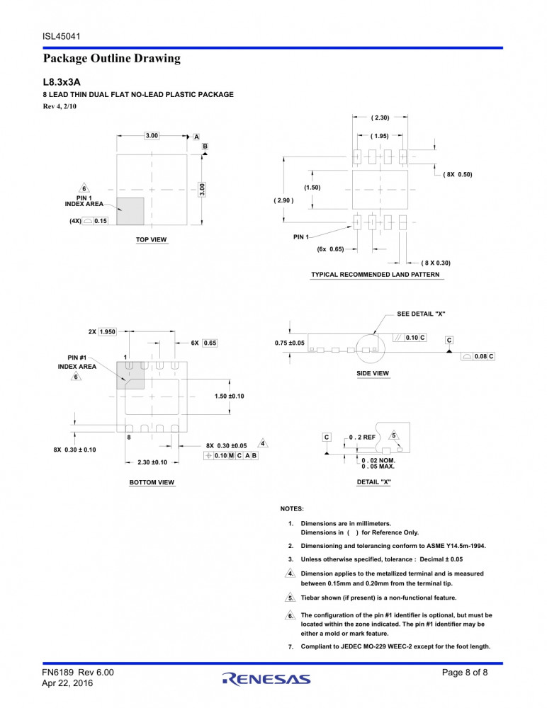 ISL45041IRZ-T datasheet page 8