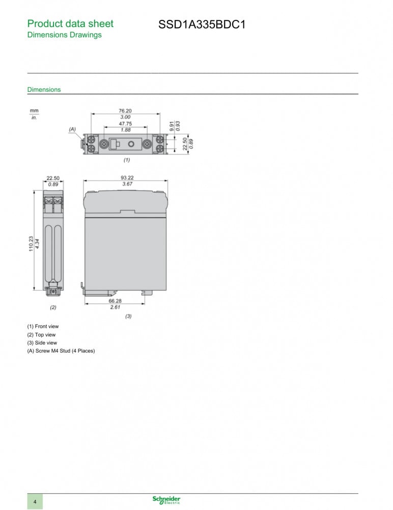 SSD1A335BDC1 technical document page 4
