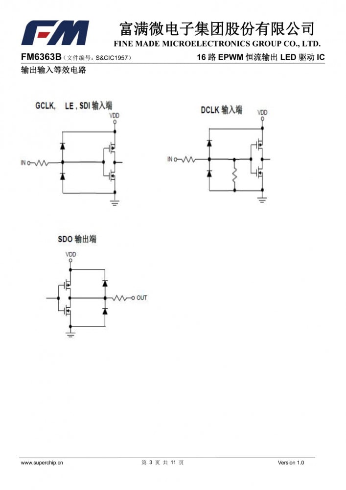 FM6363B datasheet page 3