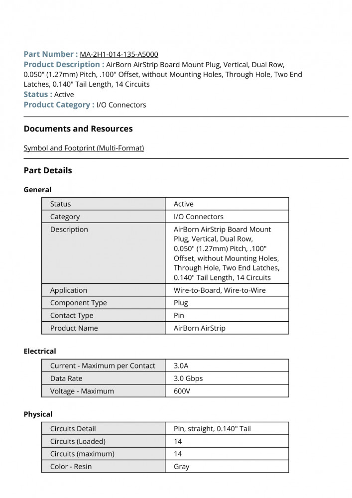 MA-2H1-014-135-A5000 product document image, page 1
