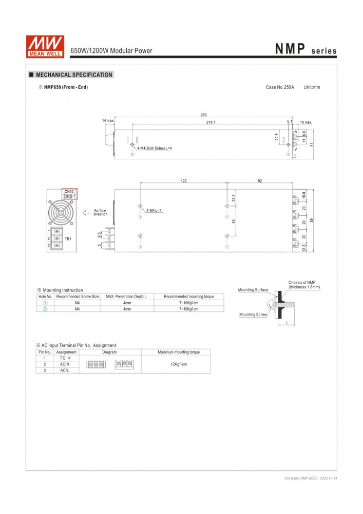 NMS-240-12 technical document page 10