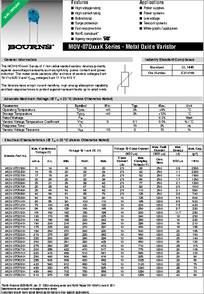 BOURNS MOV-07D270K for sale