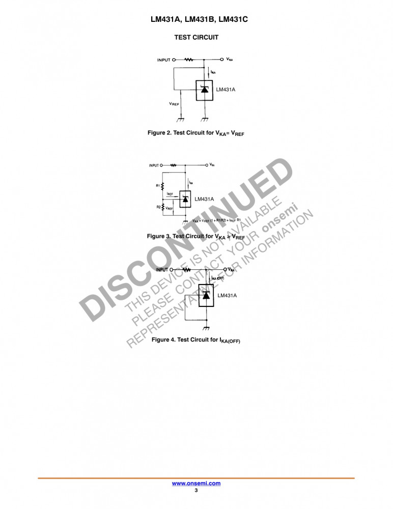 LM431A datasheet page 3