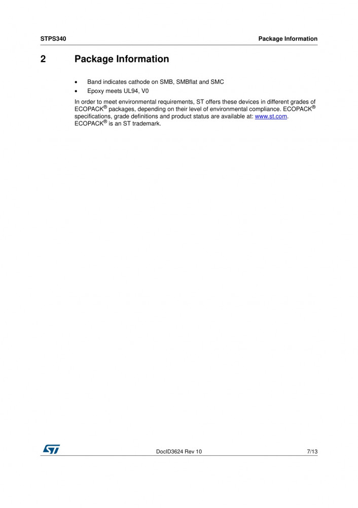 STPS340U datasheet page 7