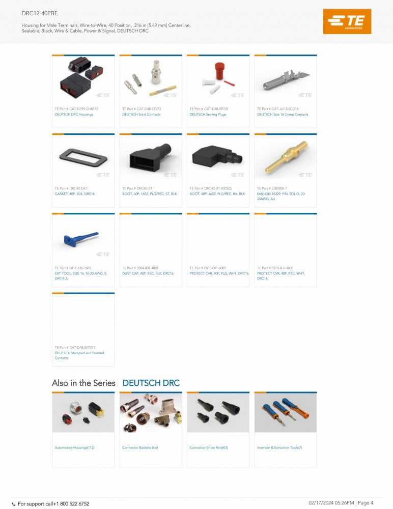 DRC12-40PBE technical document page 4