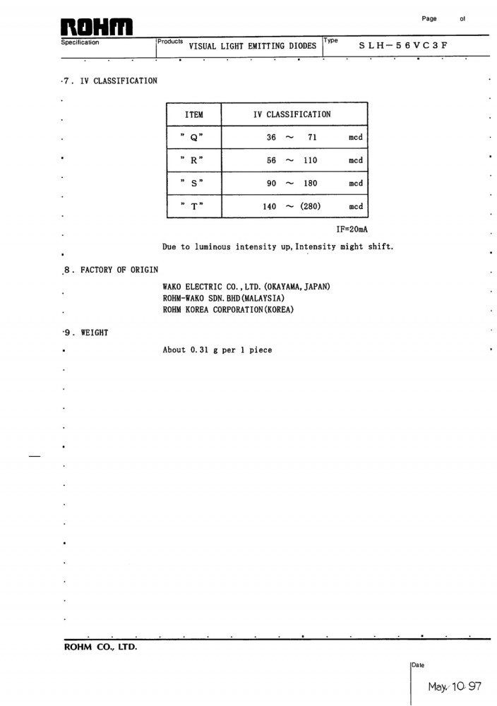 SLH-56VC3FT specification page 2