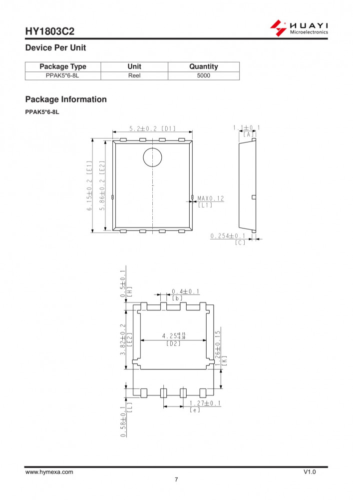 HY1803C2 datasheet page 7