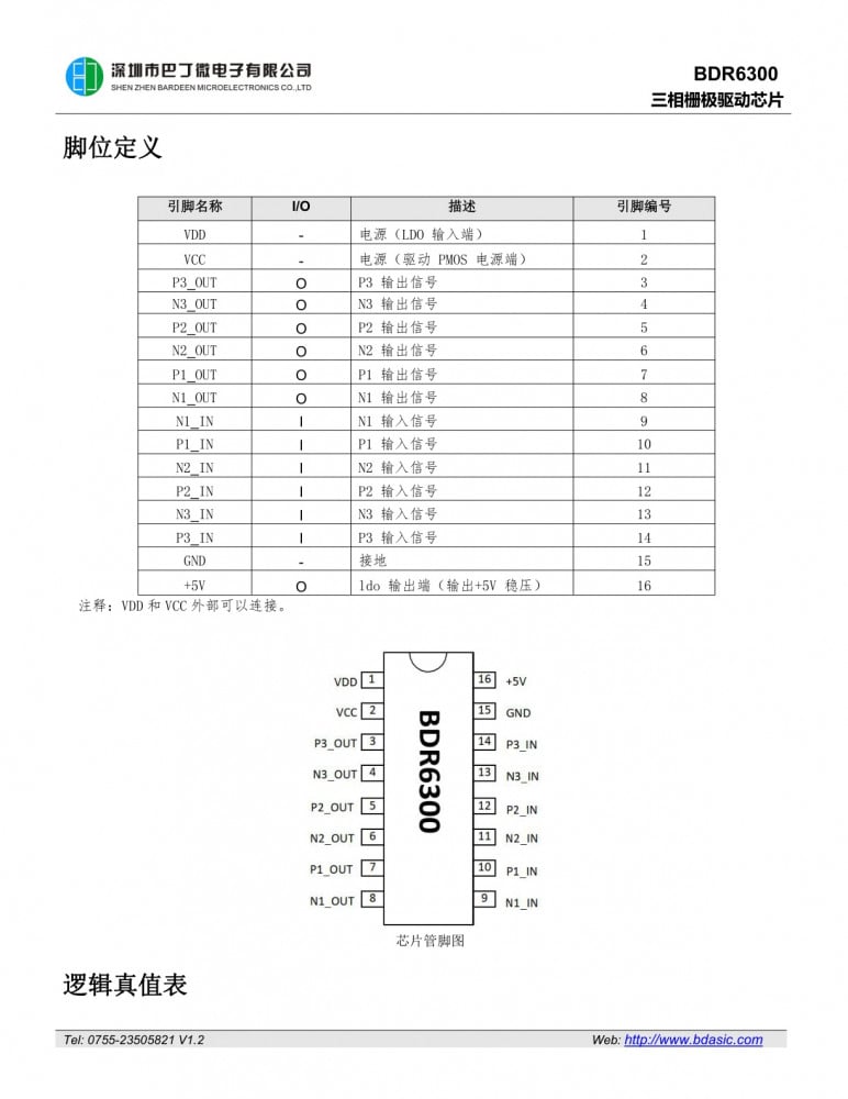 BDR6300 datasheet page 2