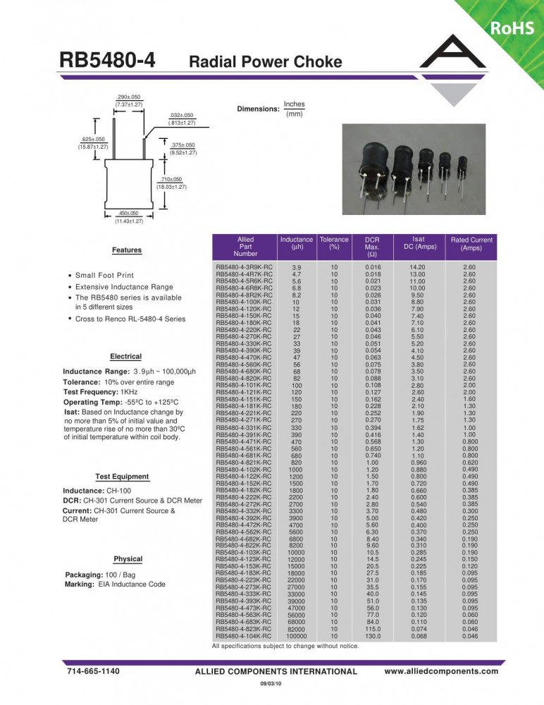RB5480 series product documentation image