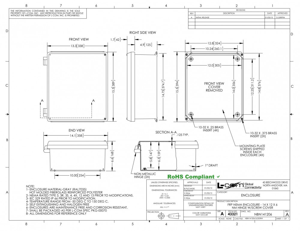 L-com NBN141206 technical document page