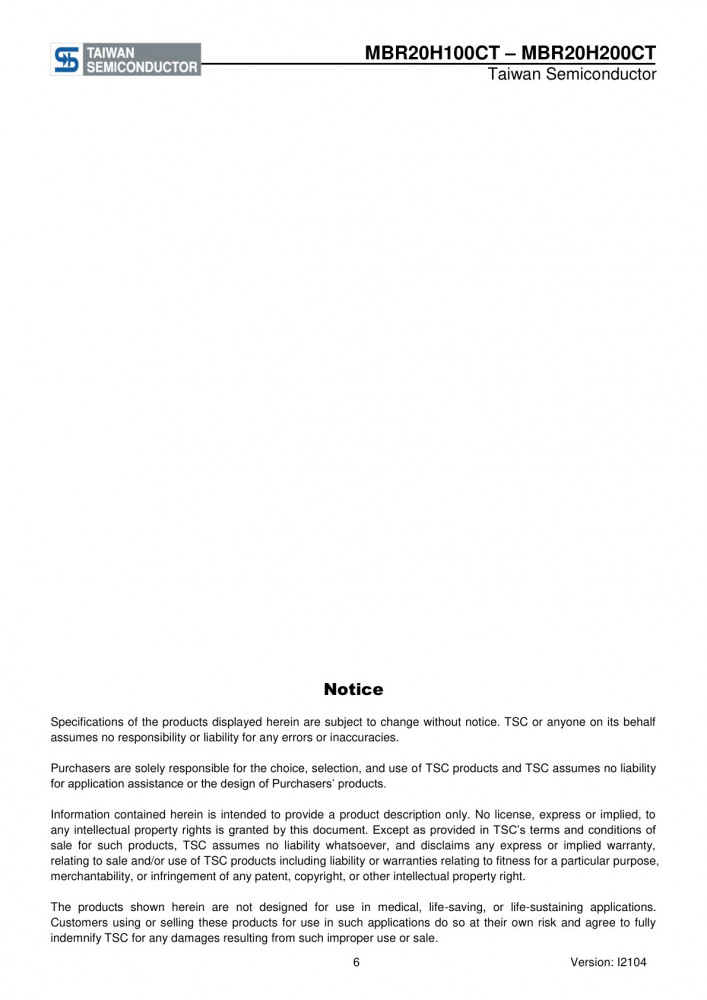 MBR20H150CT datasheet page 6