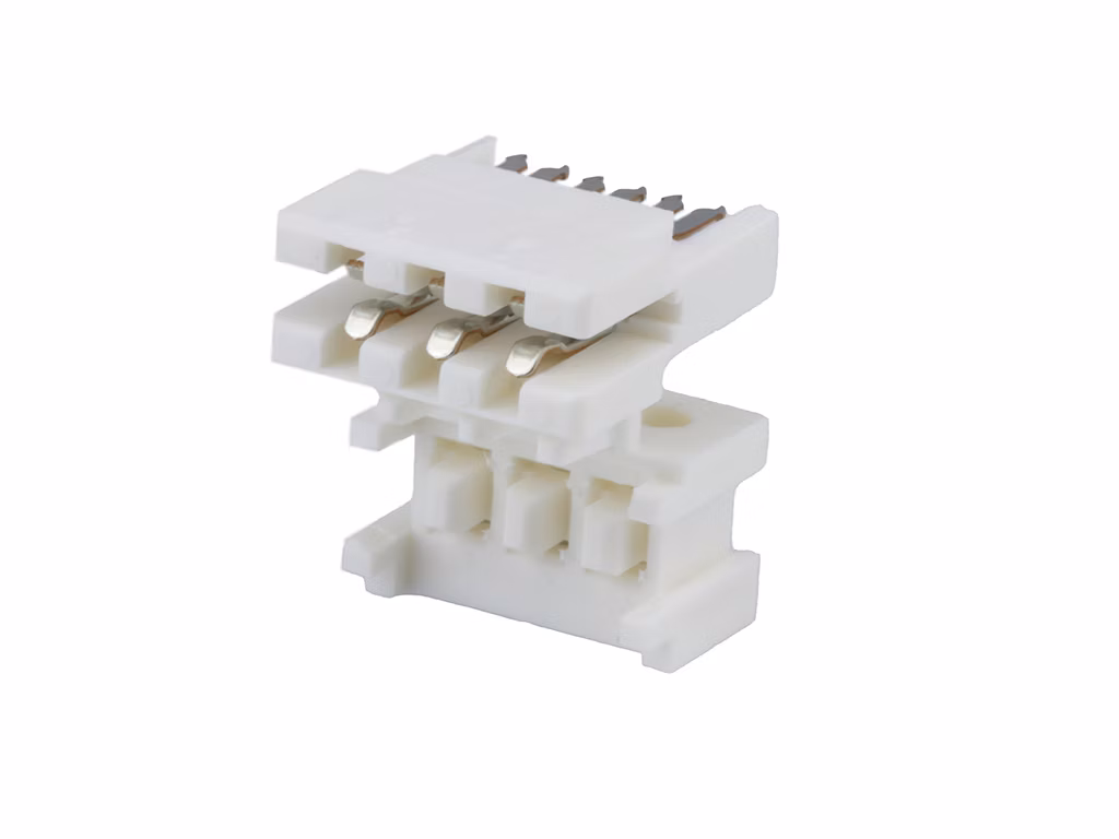 Appli-Mate RAST 2.5 Female Connector, 2.50mm Pitch, 3 Circuits, Position A Removed, Open Endwalls for sale
