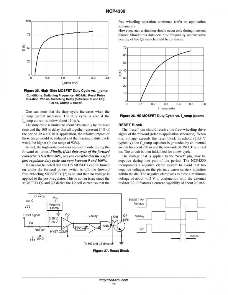 NCP4330 datasheet page 10