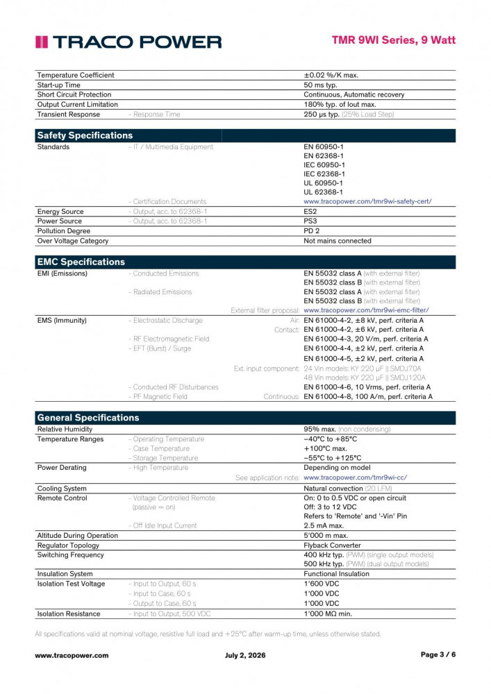 TMR 9WI technical document page 3