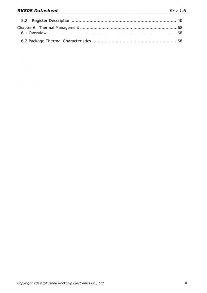 RK808 datasheet page 4