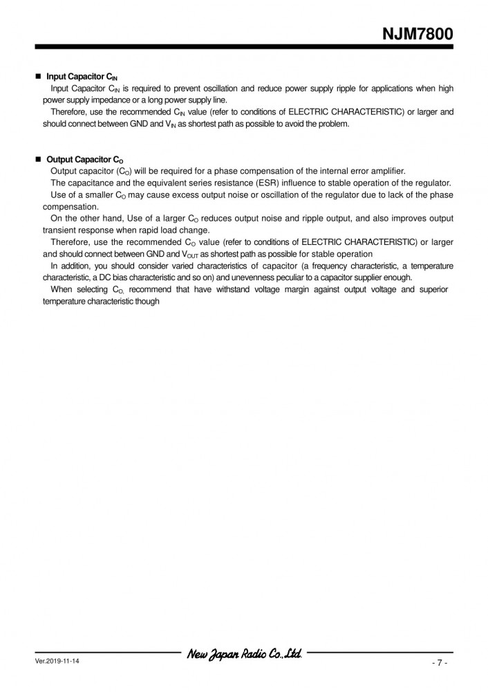 NJM78M05DL1A-TE1 datasheet page 7