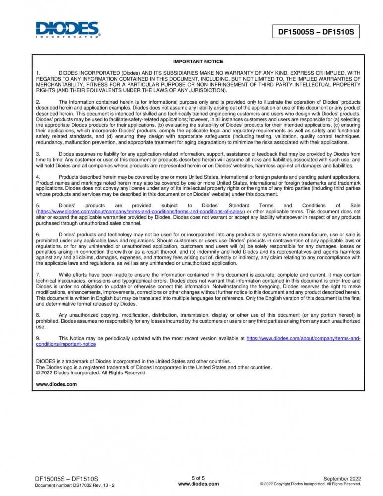 DF1502S-T datasheet page 5