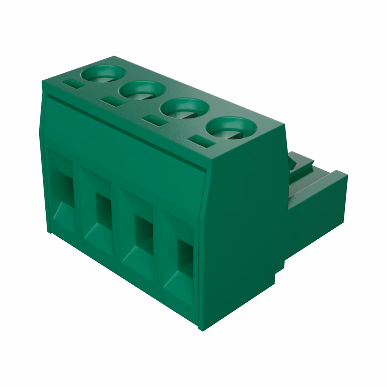 5.00mm Pitch Eurostyle Horizontal Plug, Green Housing, 4 Circuits for sale