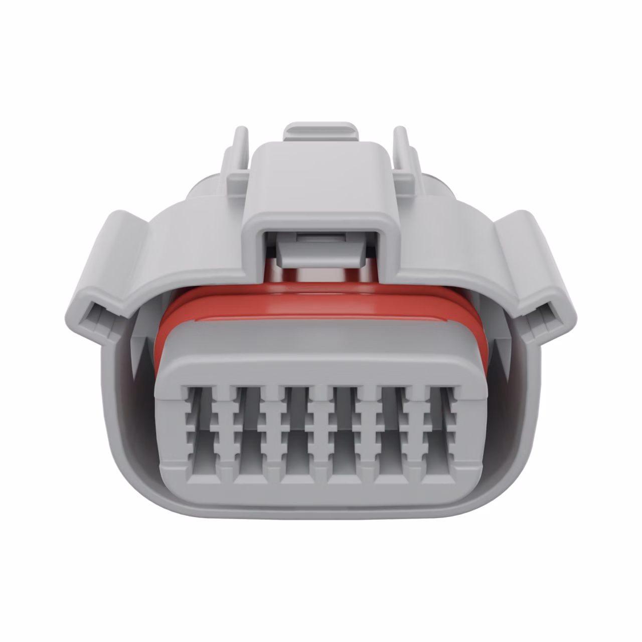MX120G Pitch Sealed Female Connector Assembly, Dual Row, 12 Circuit, Gray for sale