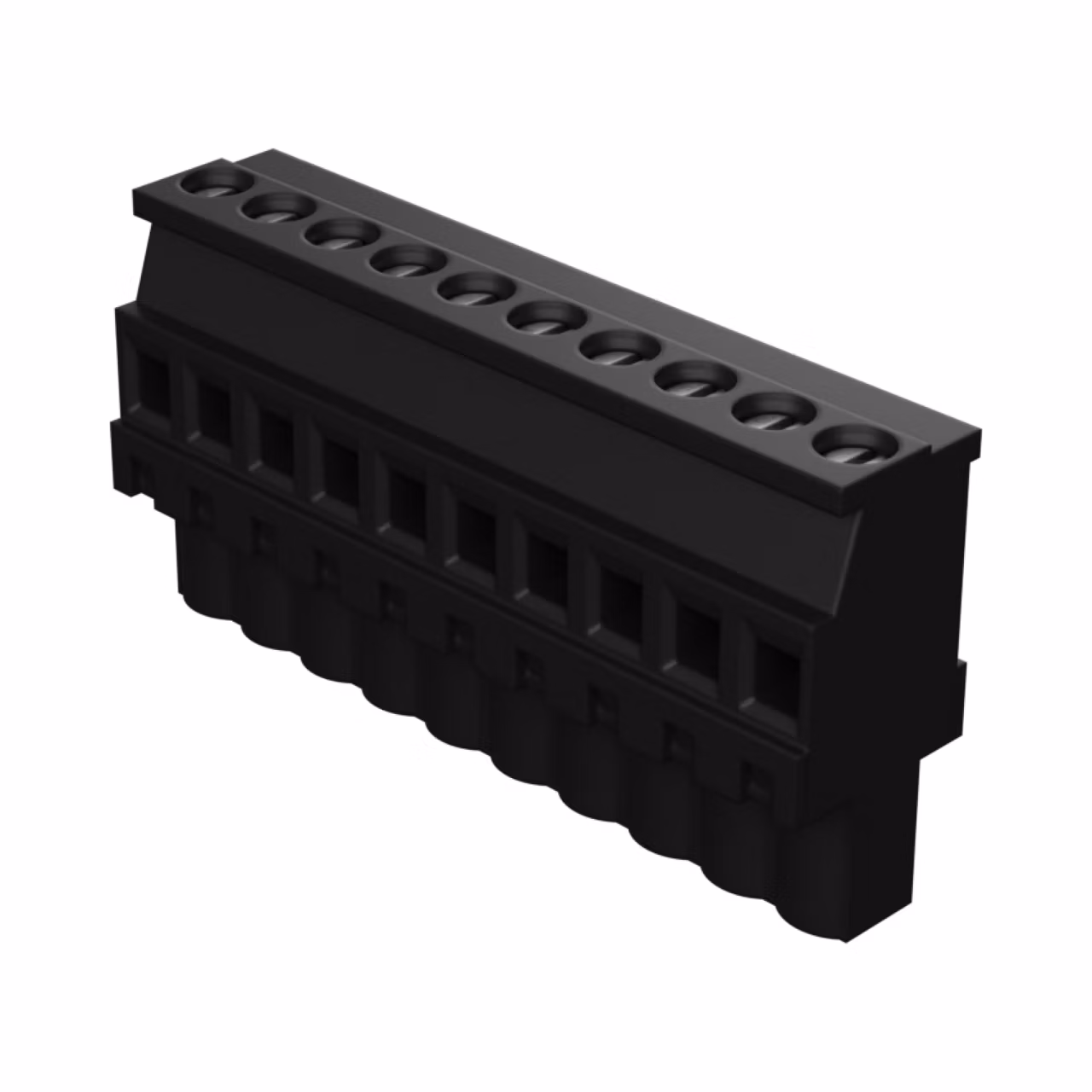 5.08mm Pitch Eurostyle Vertical Plug, Rear Wire Entry, 10 Circuits for sale