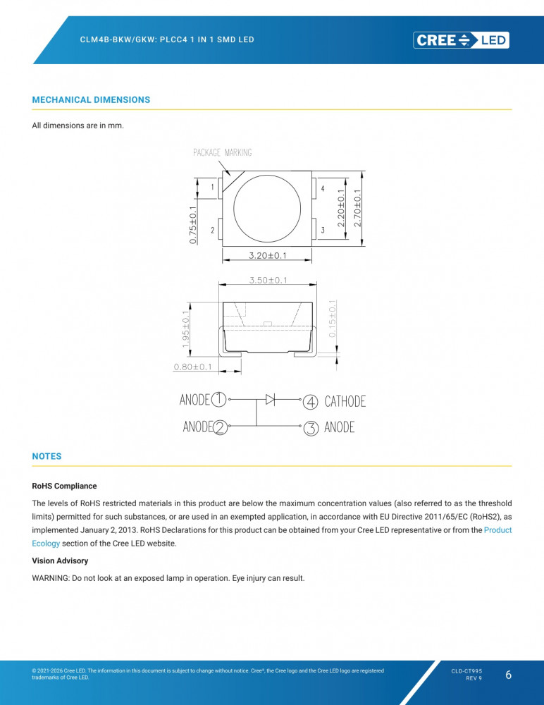 CLM4B-GKW datasheet page 6