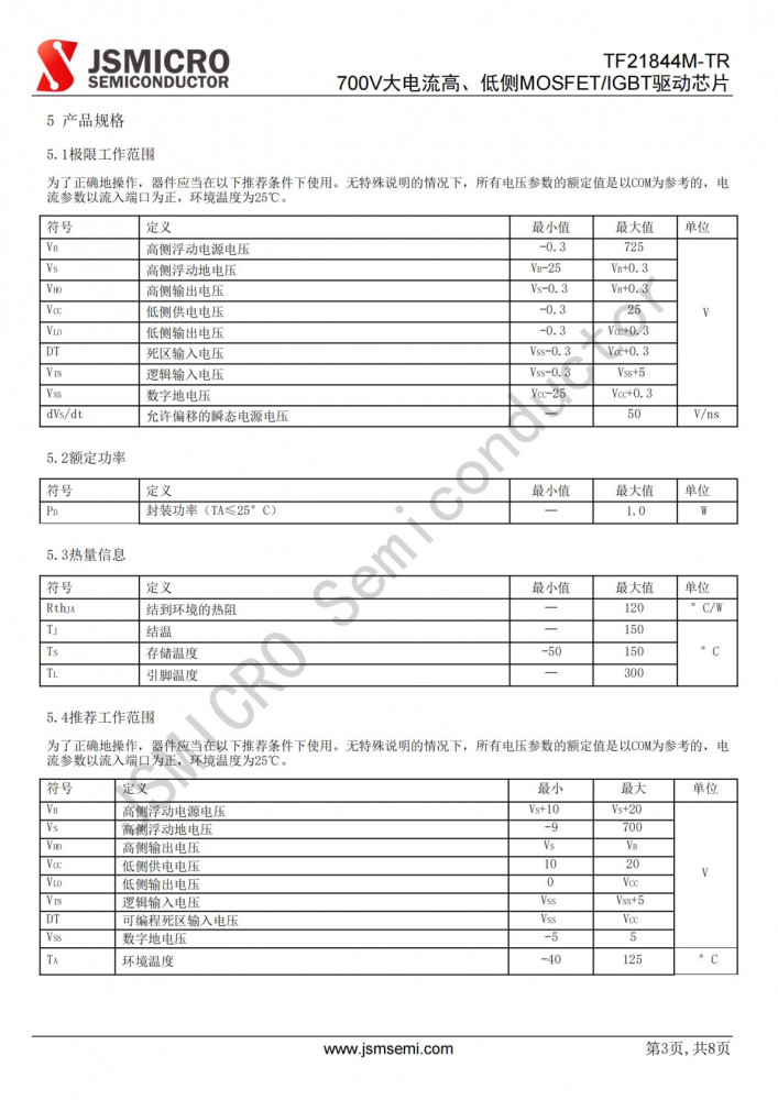 TF21844M-TR-JSM datasheet page 3