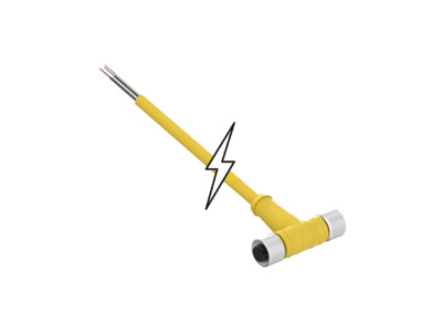 Micro-Change (M12) Power Tap, Female Tee with Pigtail Drop, 5.08m for sale