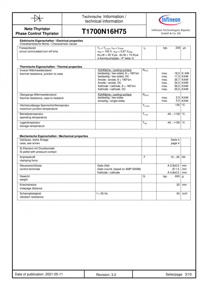 T1700N16H75 technical document page 3
