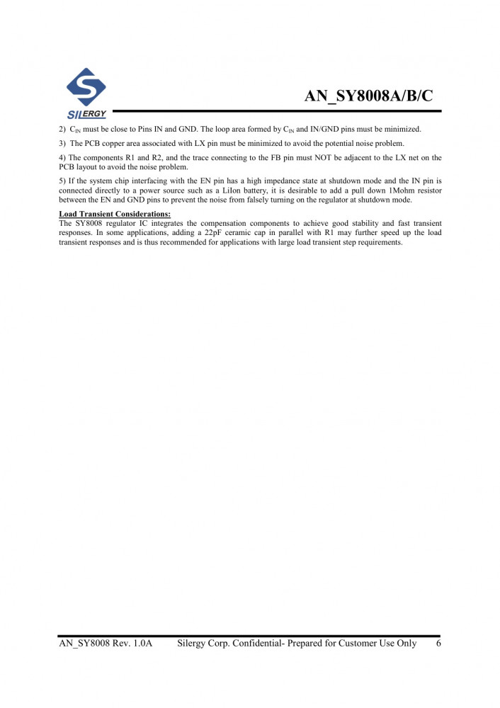 SY8008BAAC datasheet page 6