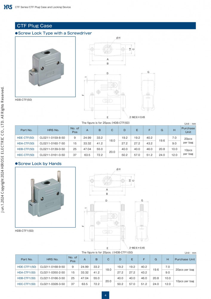 HRS HDA-CTF(4-40)(50) document page 4