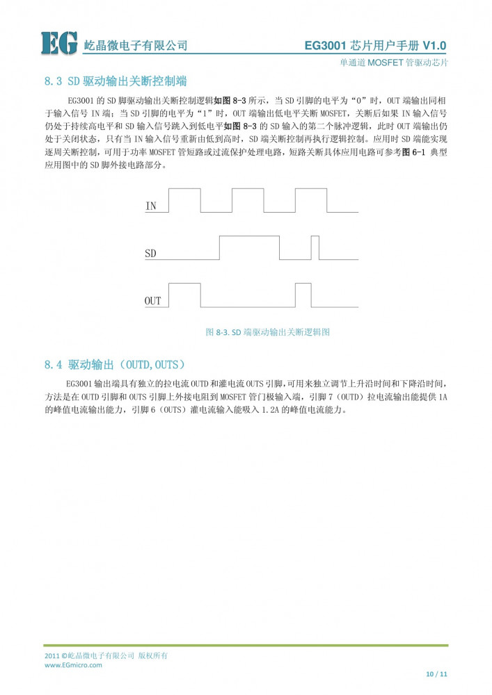 EG3001 datasheet page 10