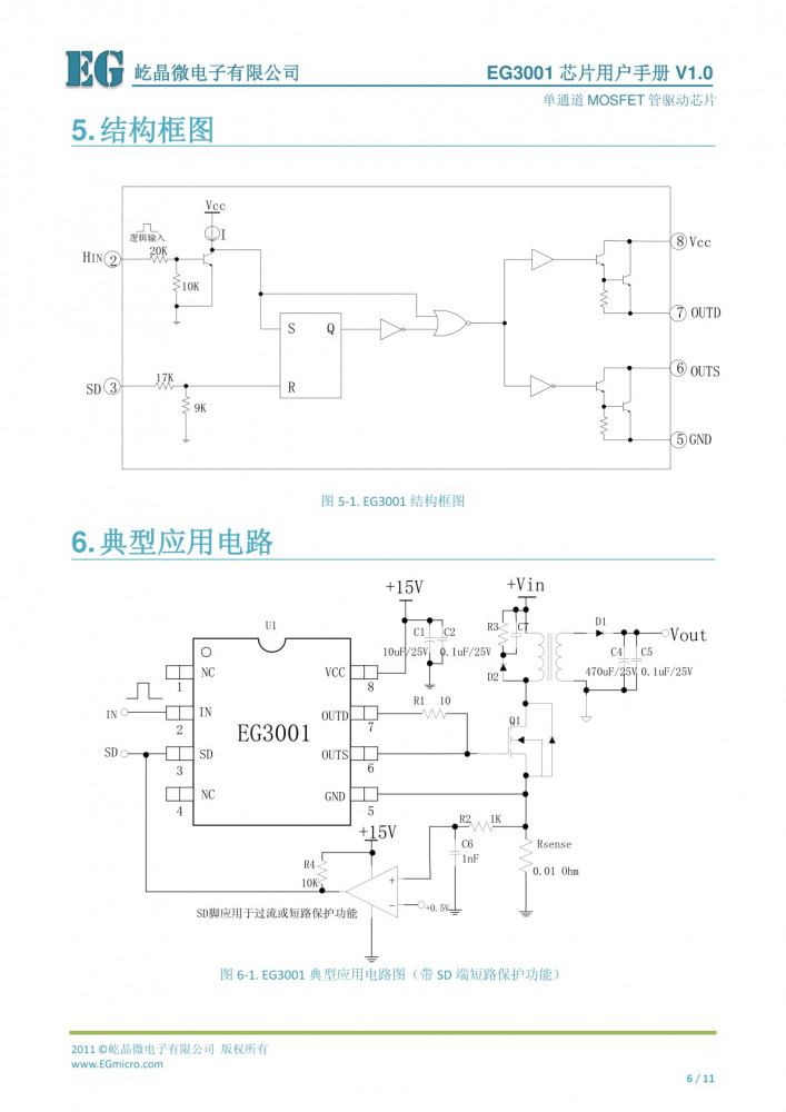 EG3001 datasheet page 6