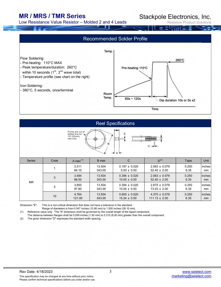 MR5FT10L0 technical document page 3