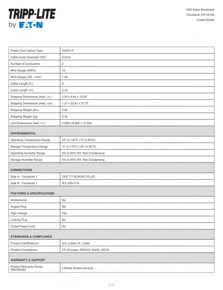 P050-008 technical document page 2